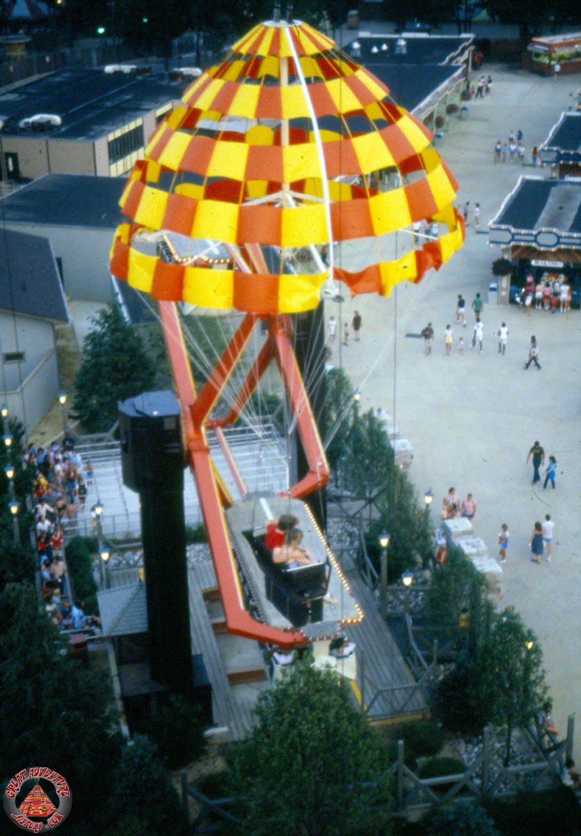 Parachuters Perch At Six Flags Great Adventure